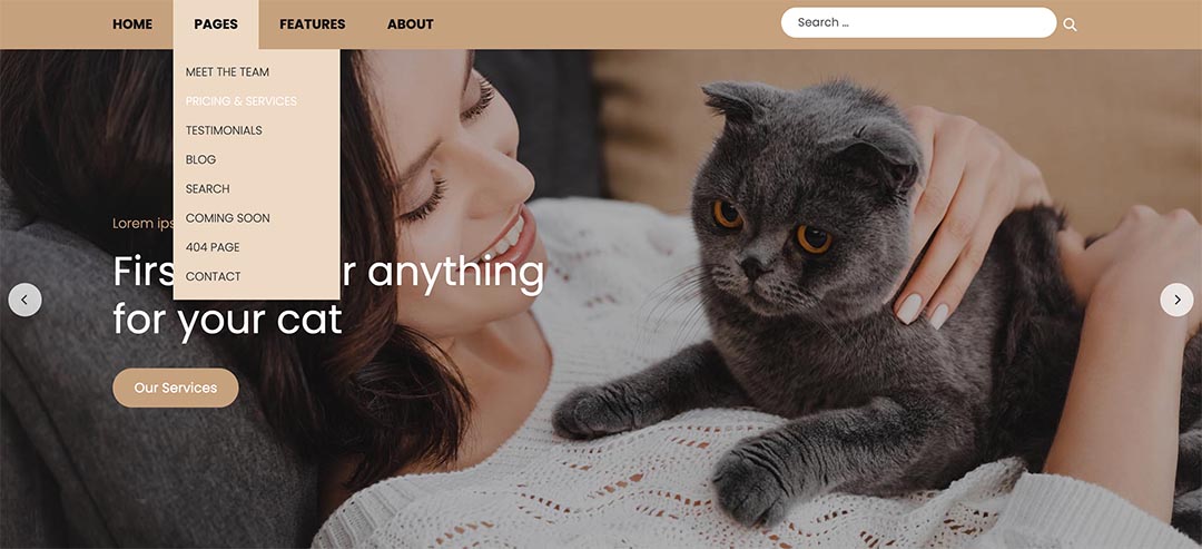Cats Joomla Template - Hot Themes