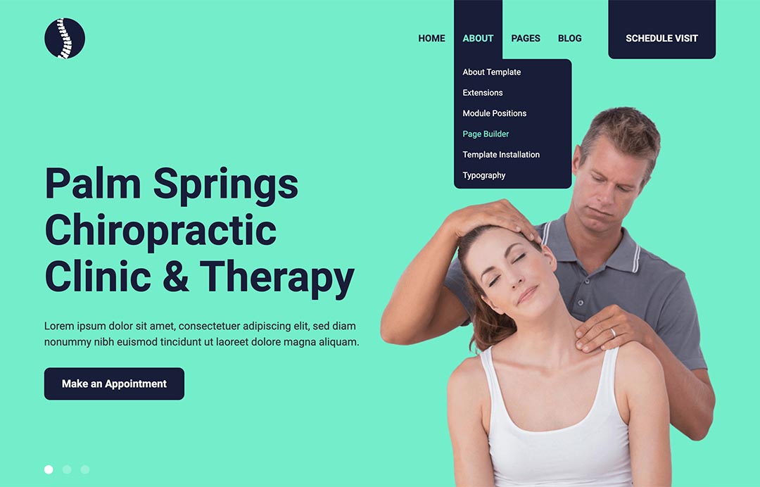 Chiropractic Template - Joomla Templates - Hot Themes