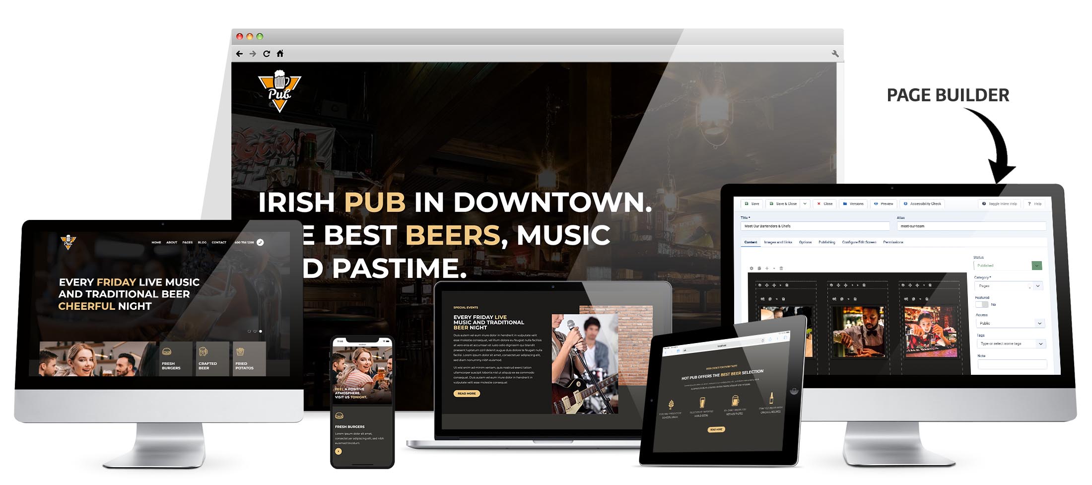 Pub Template - Joomla Templates - Hot Themes
