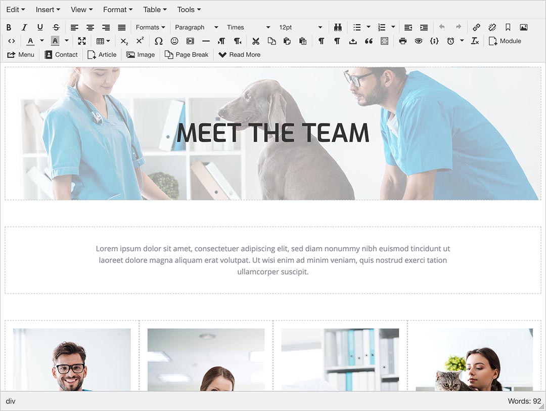 Veterinary Template - Joomla Templates - HotThemes