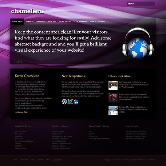 Entertainment Themes for WordPress - Hot Themes